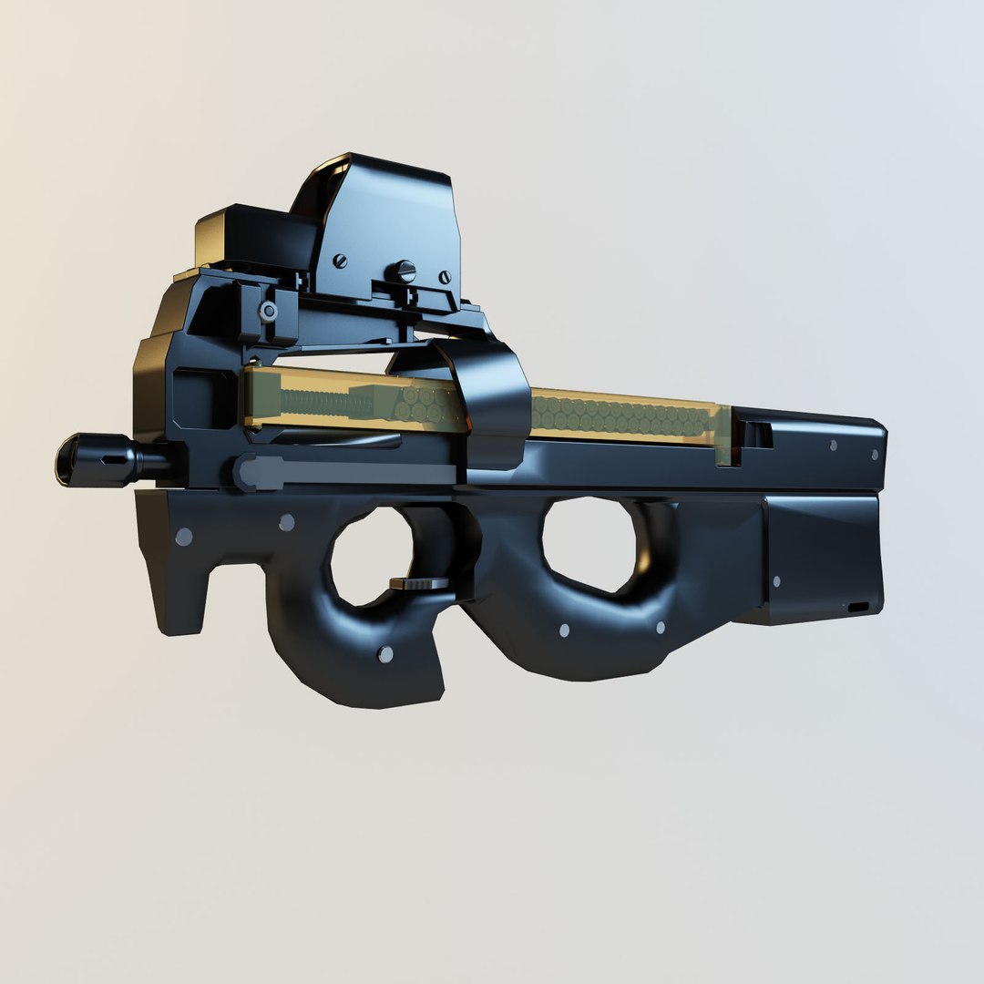 Fn P90 3d Max