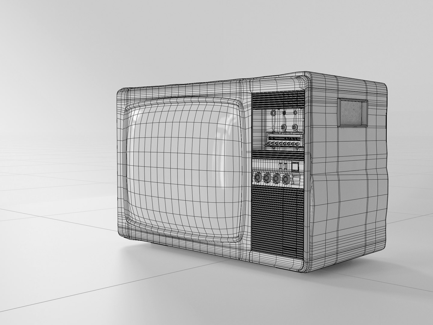 Retro Tv 3D Model - TurboSquid 1958563