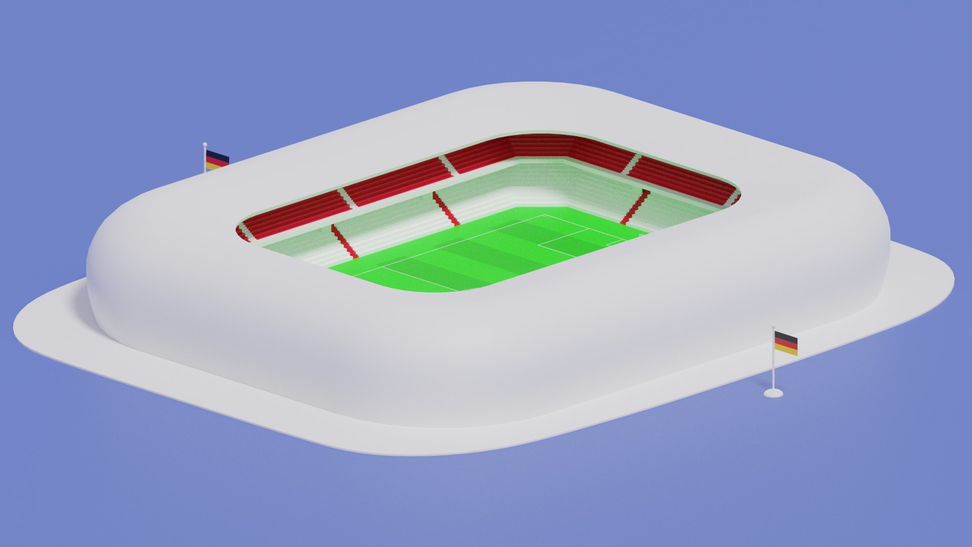 3D Allianz Arena Bayern Munich Germany Model - TurboSquid 2358428