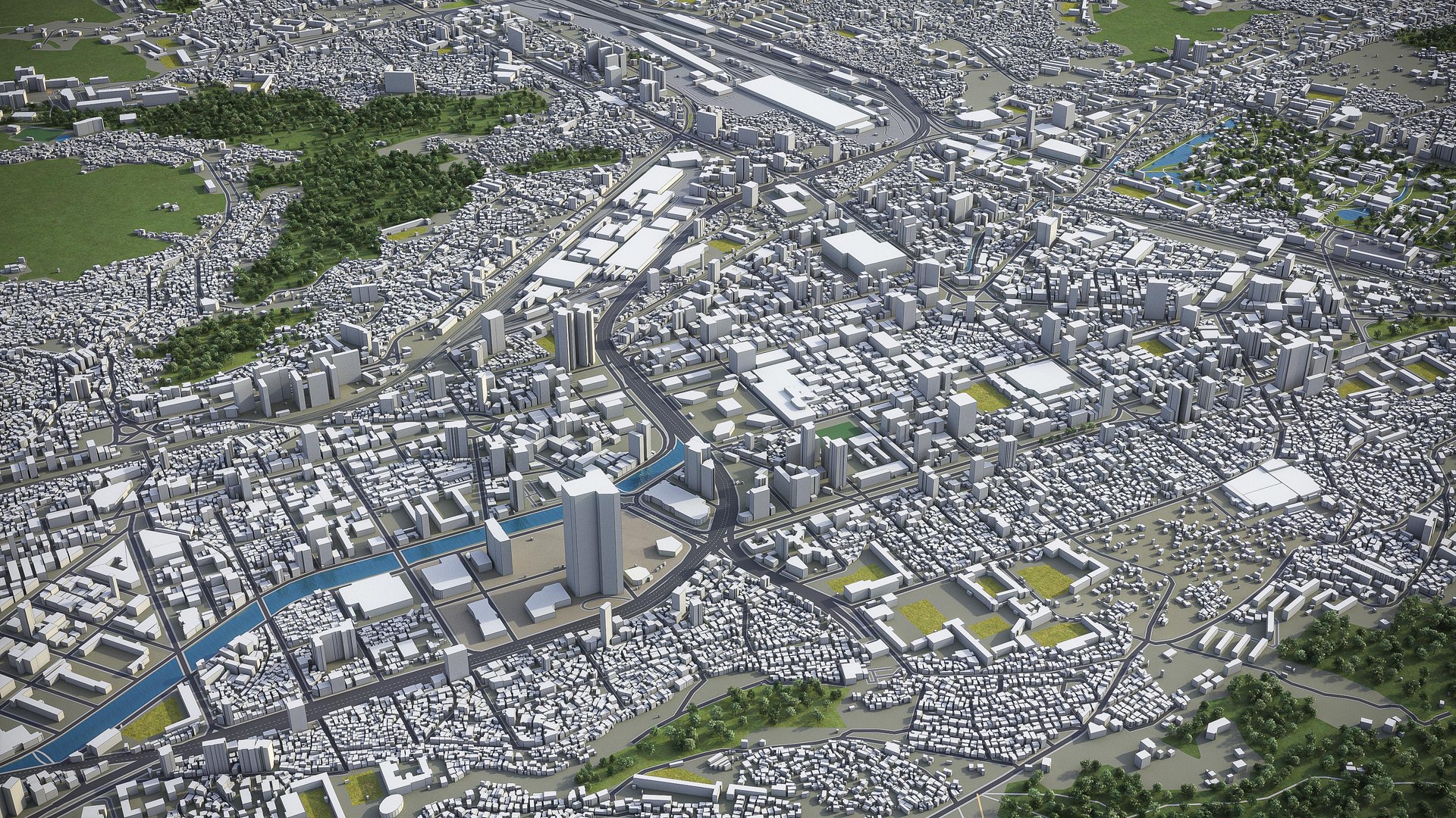 Busan Surrounding - 3D Model - TurboSquid 1472969