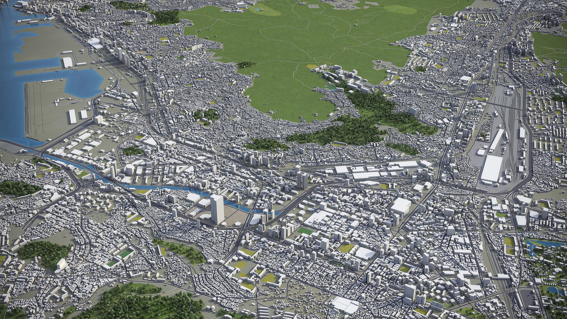 Busan Surrounding - 3D Model - TurboSquid 1472969