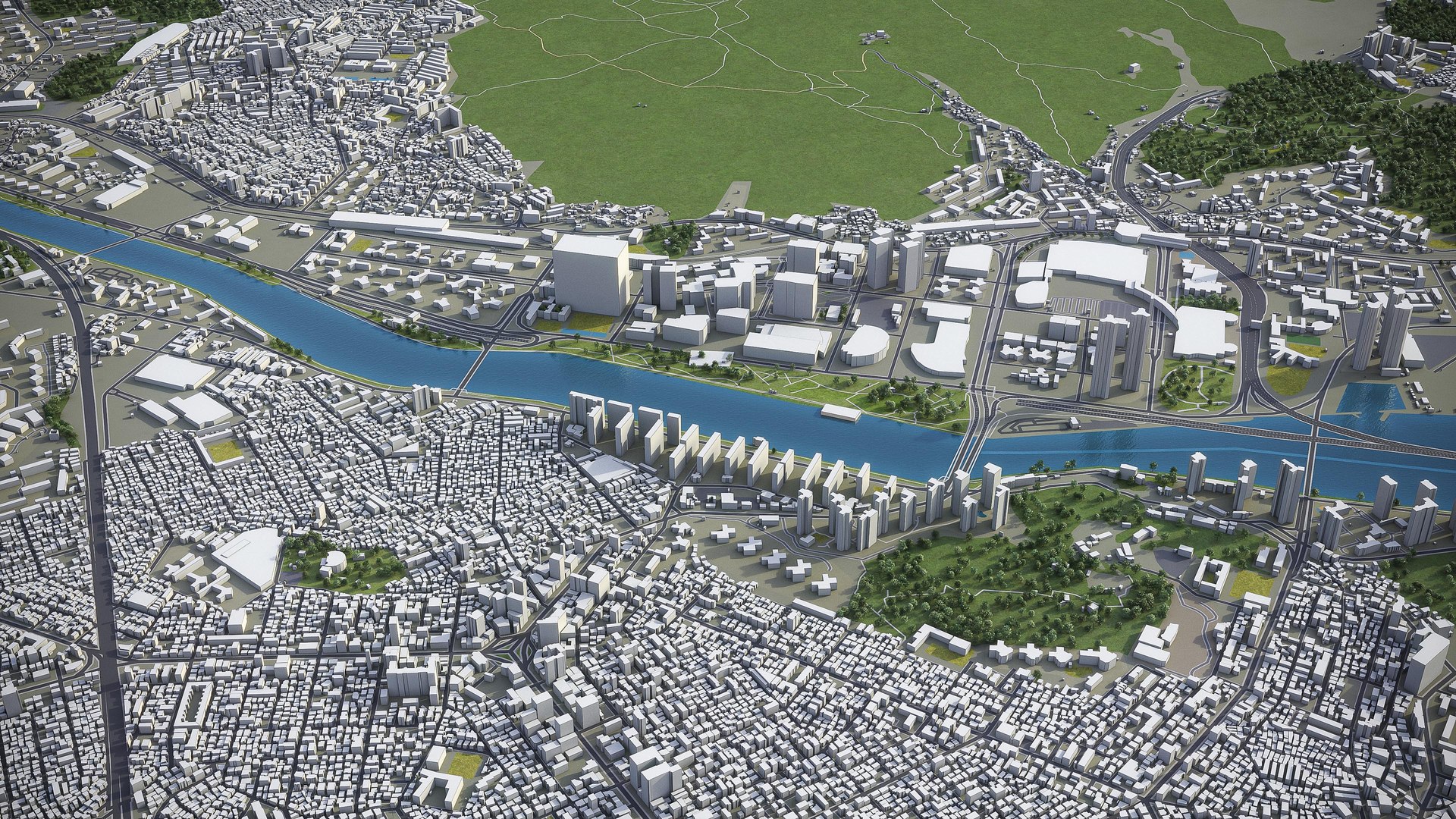 Busan Surrounding - 3D Model - TurboSquid 1472969