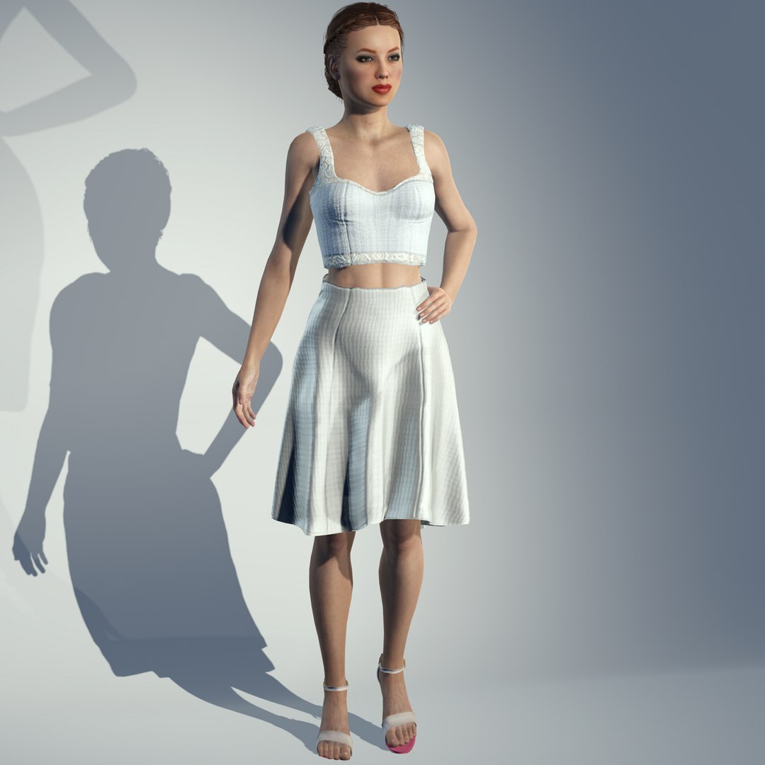 3D Realistic Nadia Model - TurboSquid 1601789