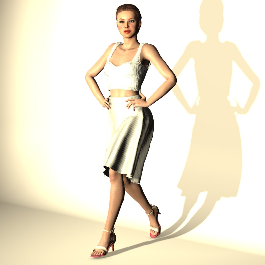 3D Realistic Nadia Model - TurboSquid 1601789