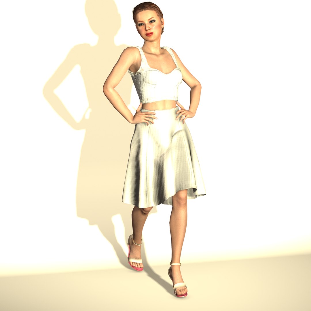 3D Realistic Nadia Model - TurboSquid 1601789