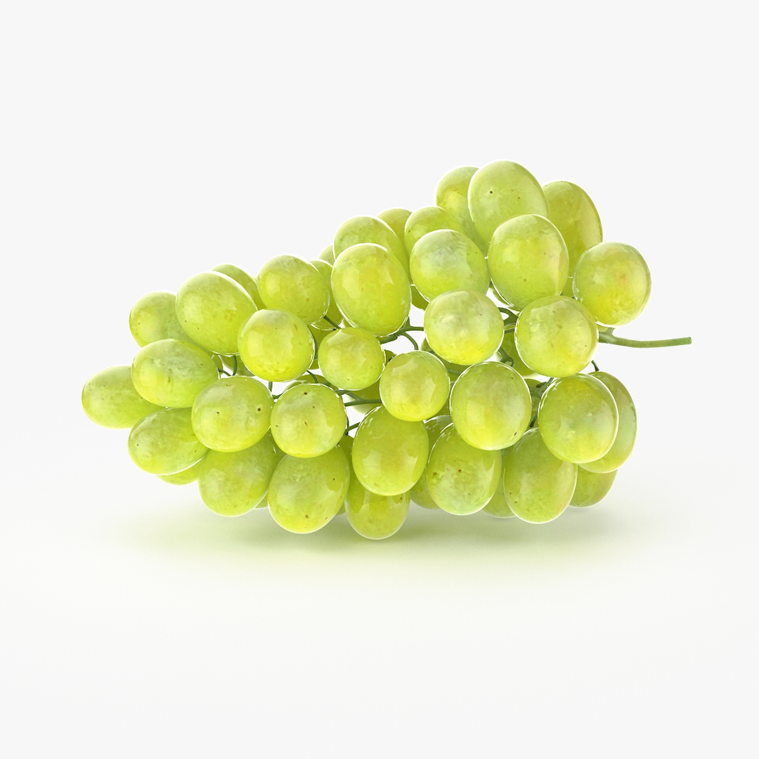 3d C4d Realistic Grapes Fruit Real