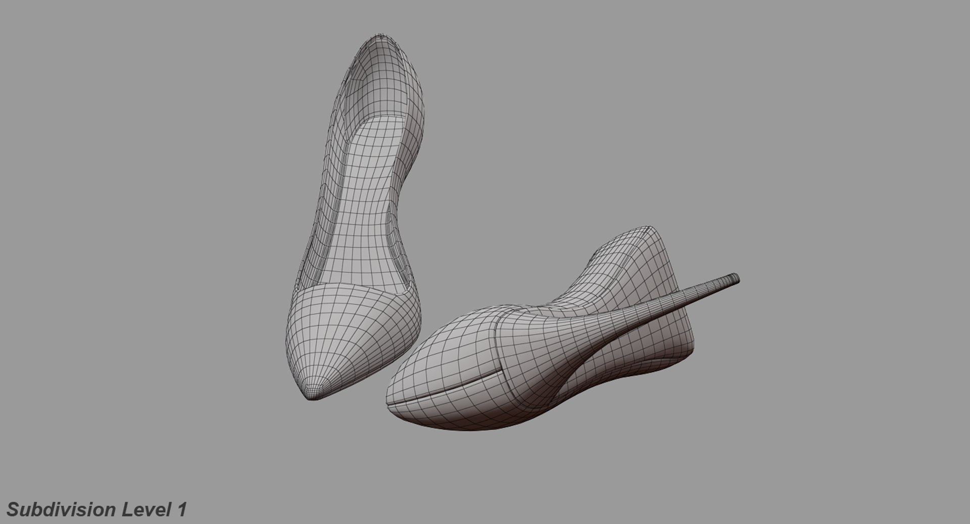 3d Model Women Shoes