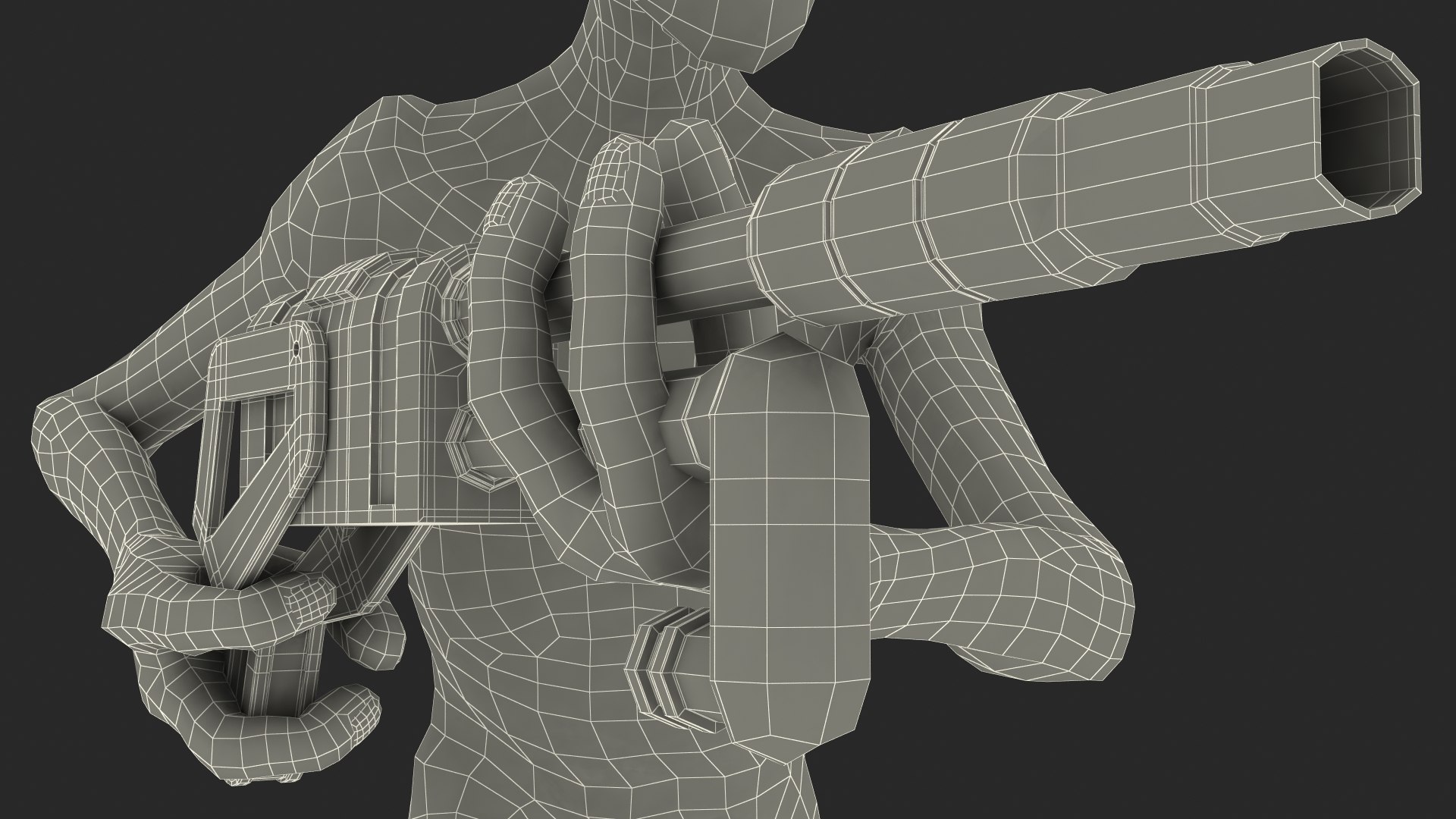 3D green alien attack pose model - TurboSquid 1631937