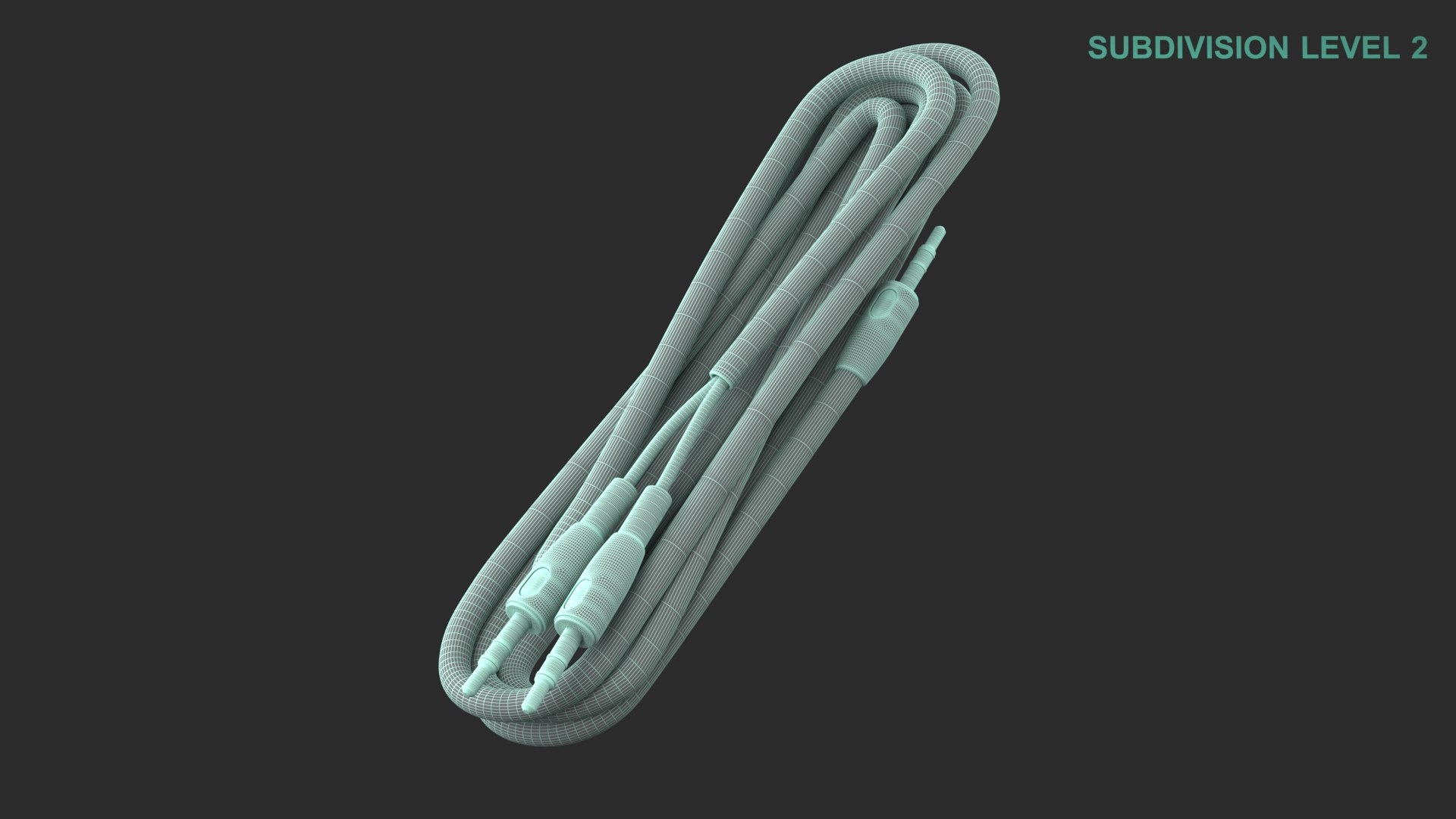 3D Model Aux Cable - TurboSquid 2193355