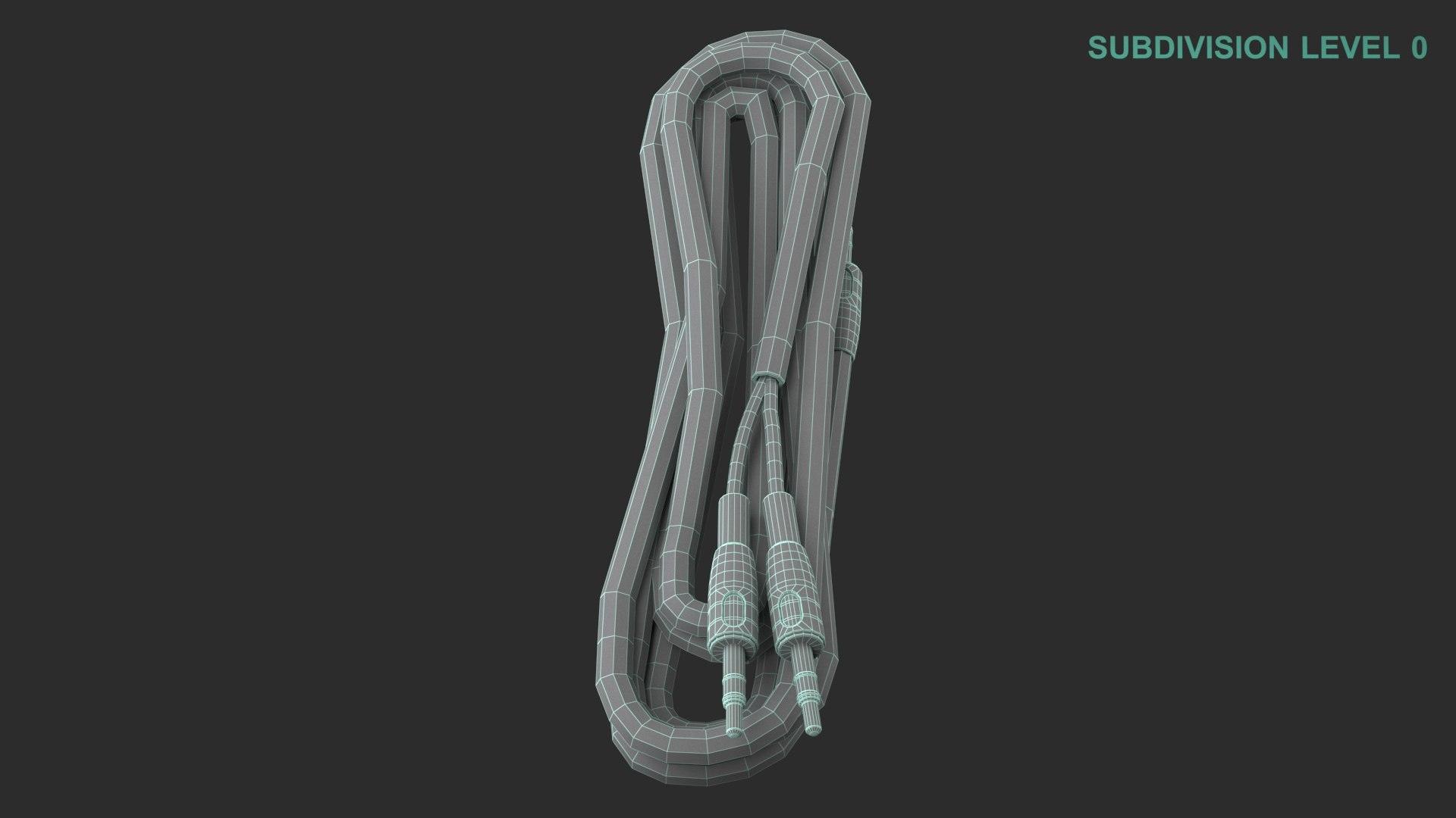 3D Model Aux Cable - TurboSquid 2193355