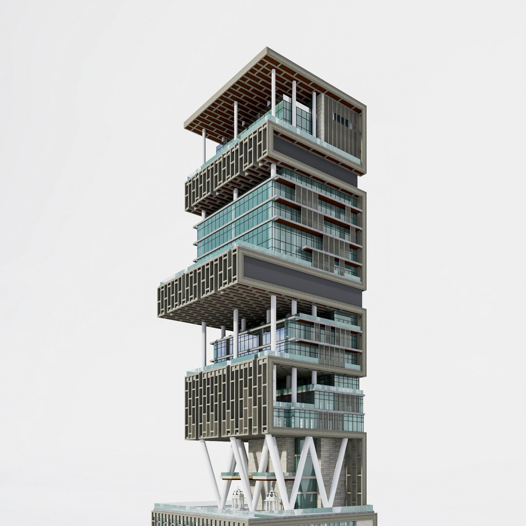 3D ANTILIA HOUSE Model - TurboSquid 2136081