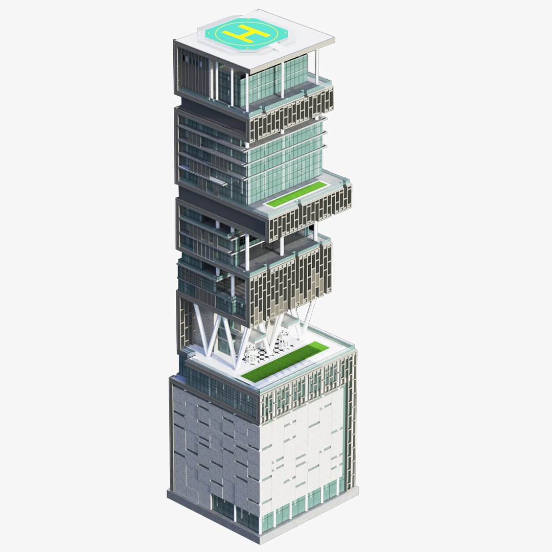 3D ANTILIA HOUSE Model - TurboSquid 2136081