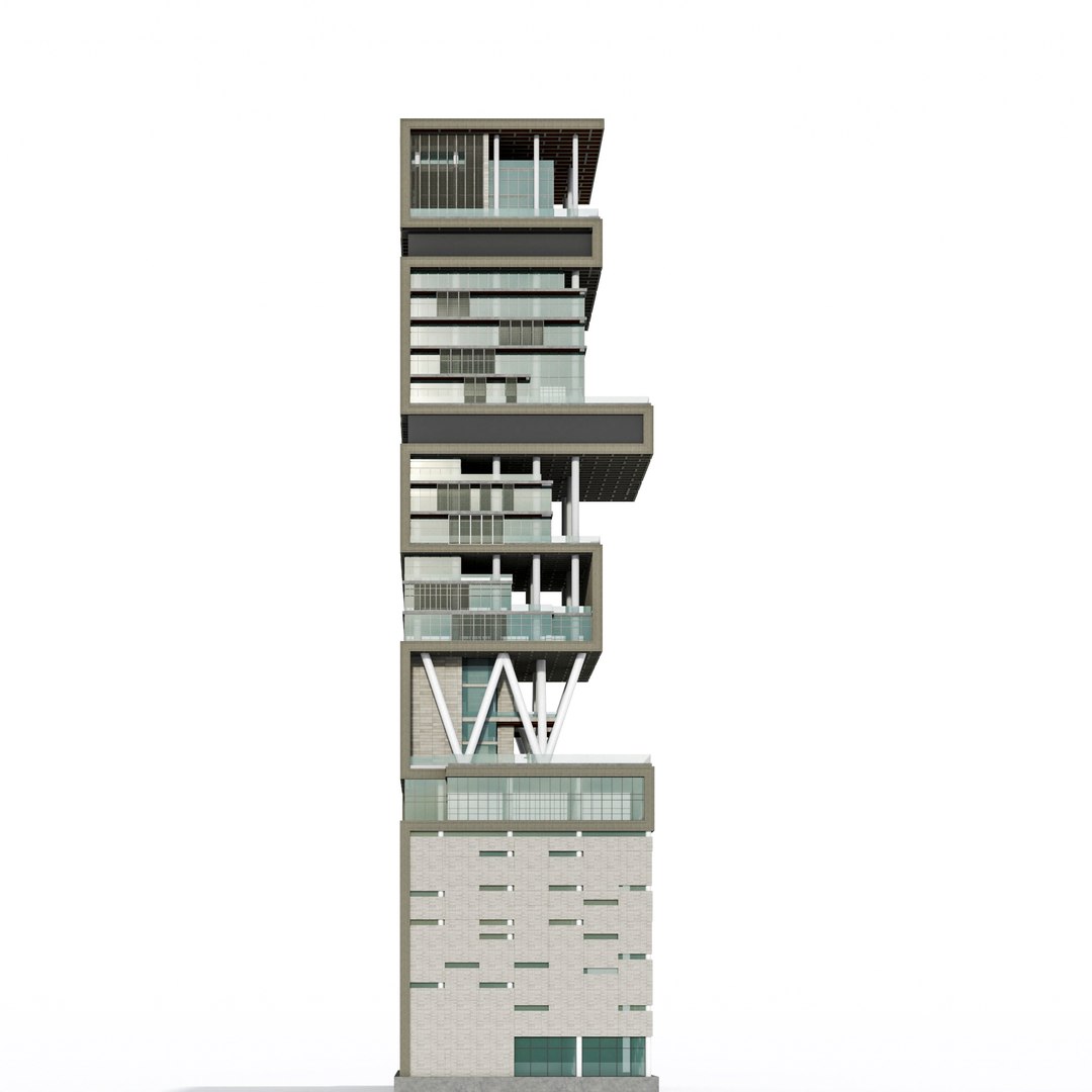 3D ANTILIA HOUSE Model - TurboSquid 2136081