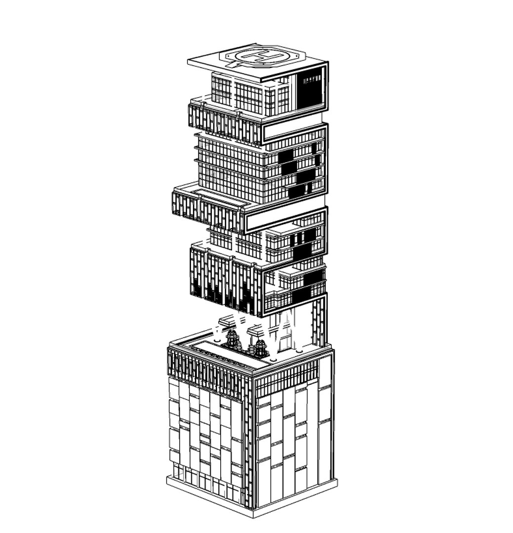 3D ANTILIA HOUSE Model - TurboSquid 2136081