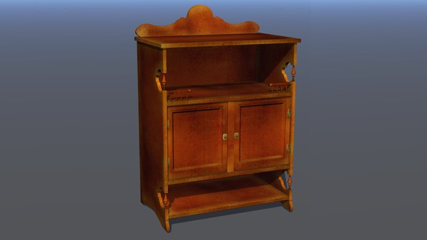 modelo 3d VintageArmario - TurboSquid 1725661