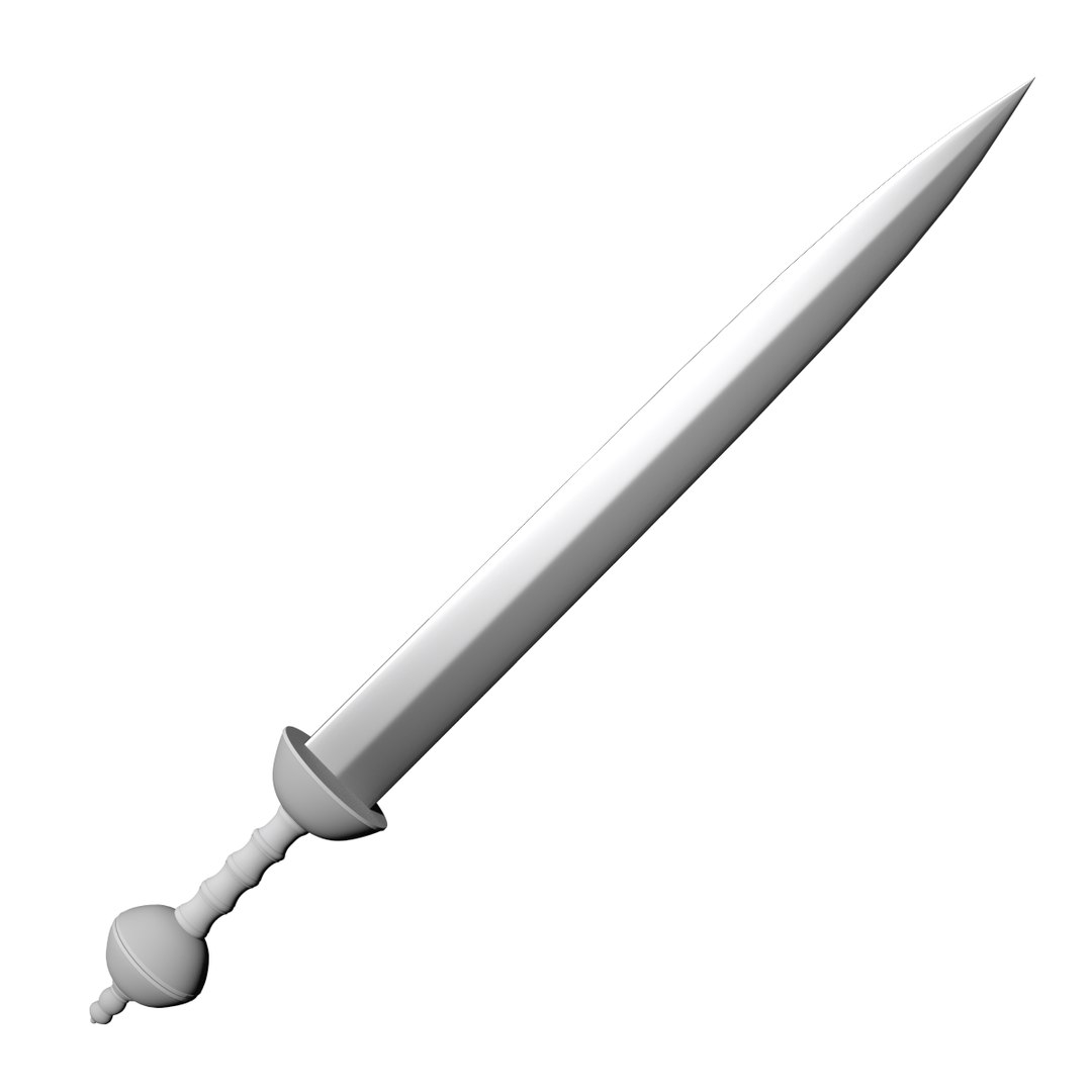 3d Ancient Gladiator Sword Model