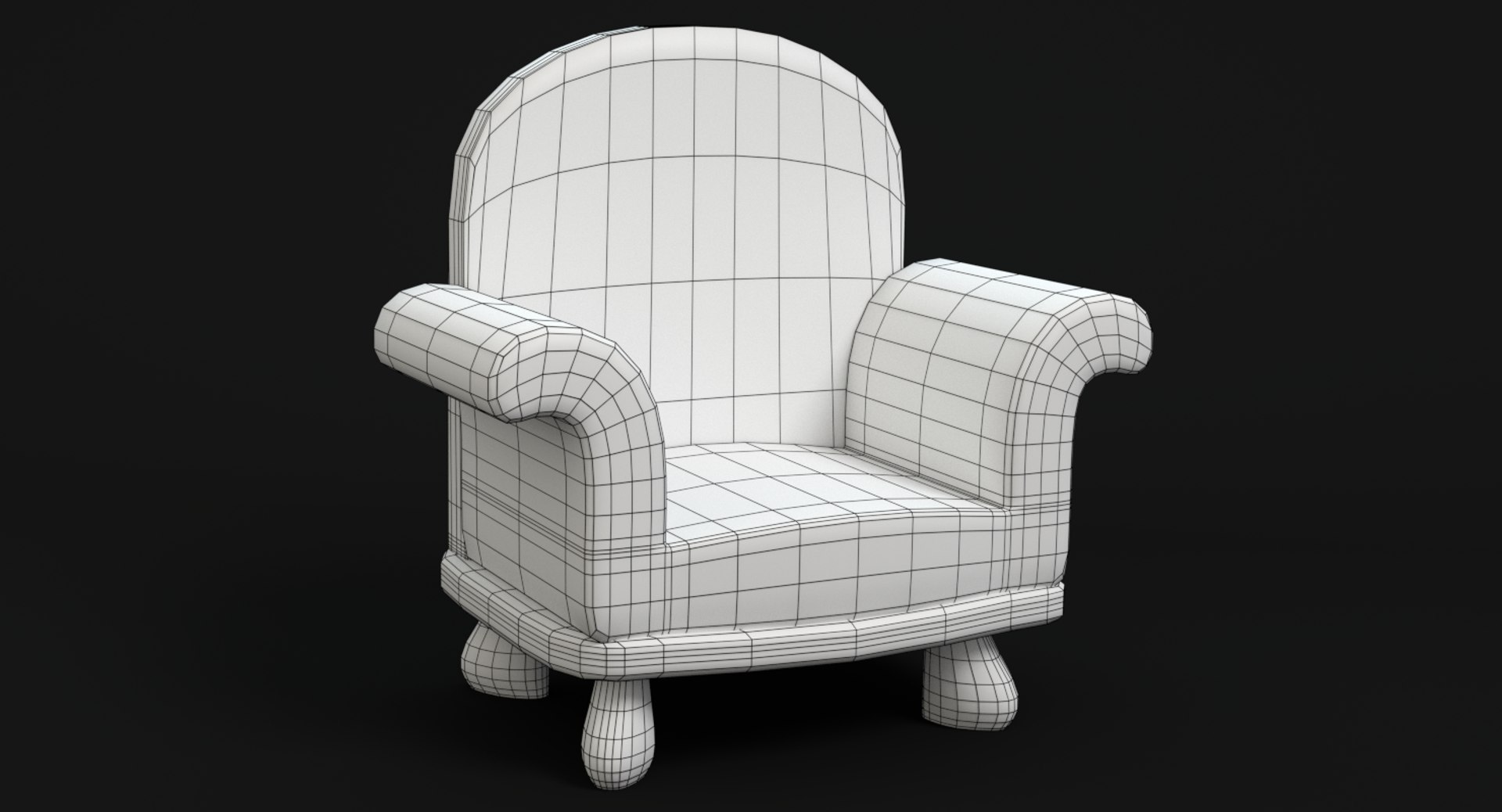Cartoon furniture chair 2 3D model | 1144069 | TurboSquid