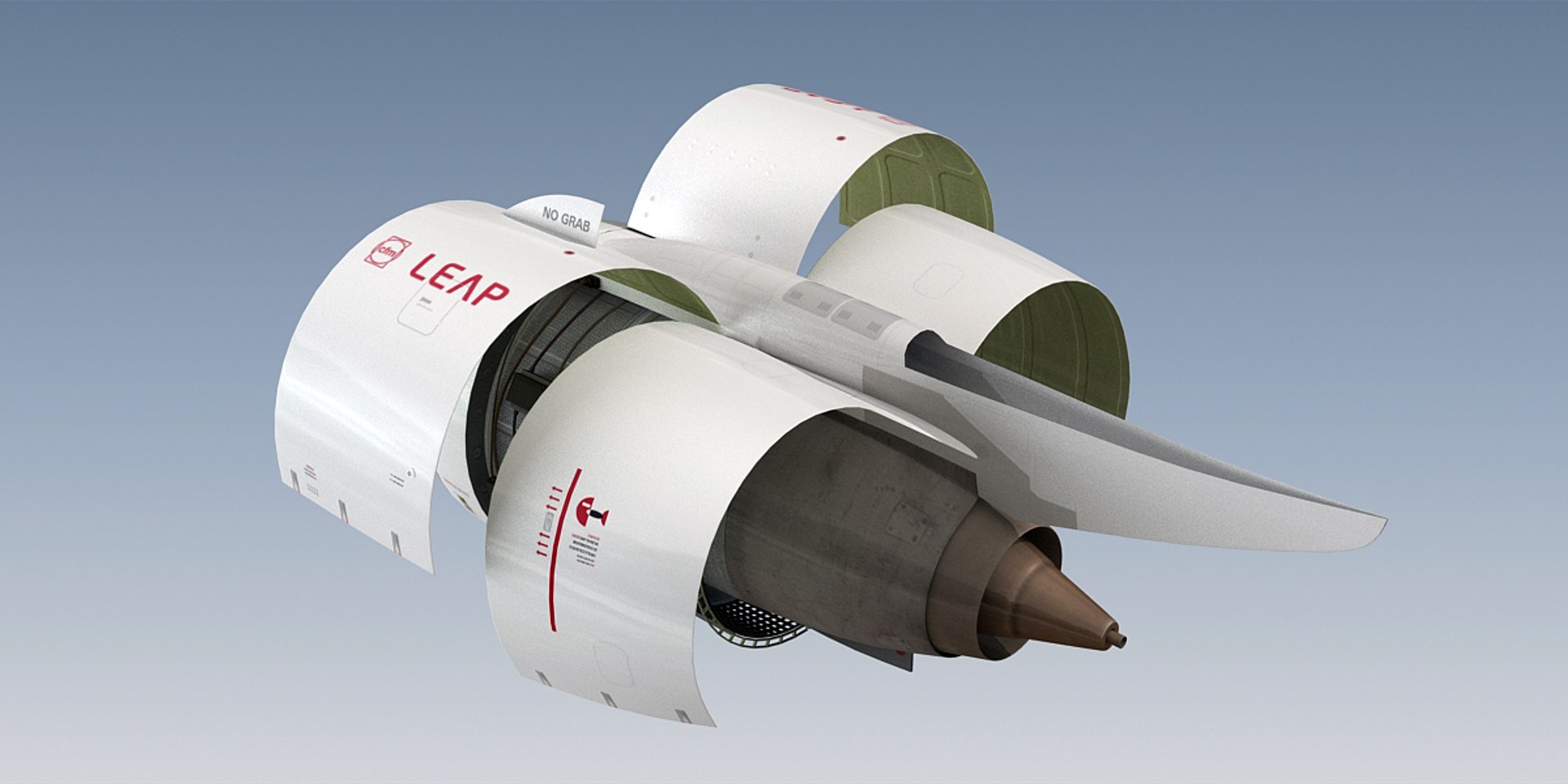 3D Cfm Leap-1c Jet Engine - TurboSquid 1225734