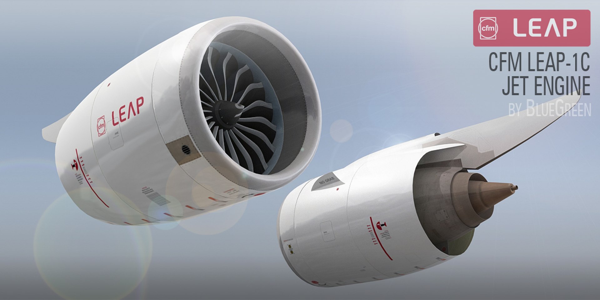 3D Cfm Leap-1c Jet Engine - TurboSquid 1225734