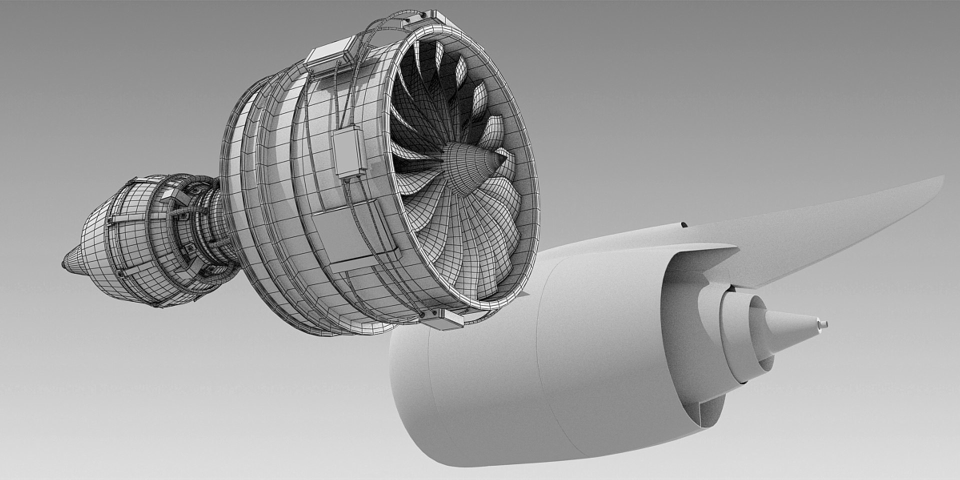 3D Cfm Leap-1c Jet Engine - TurboSquid 1225734