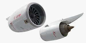 3D cfm leap-1b jet engine - TurboSquid 1218832