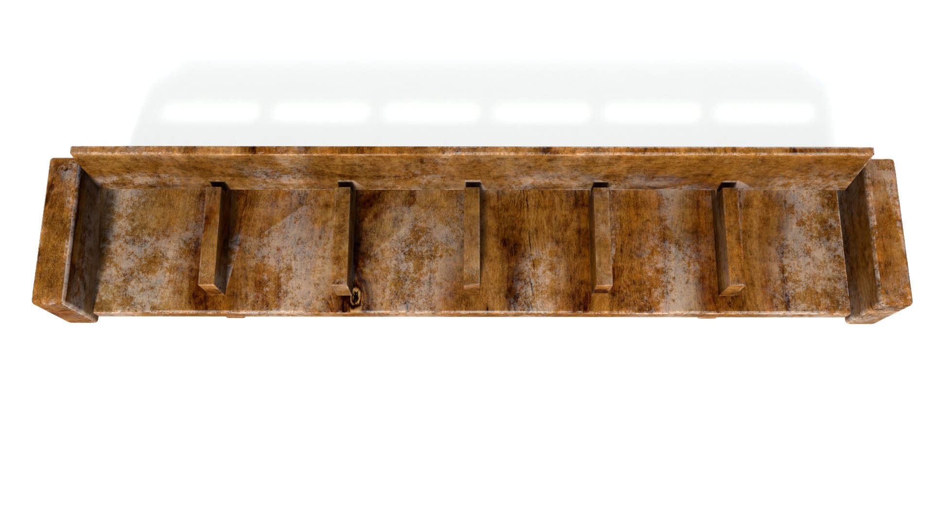 Subway Bench 3D Model - TurboSquid 1860863