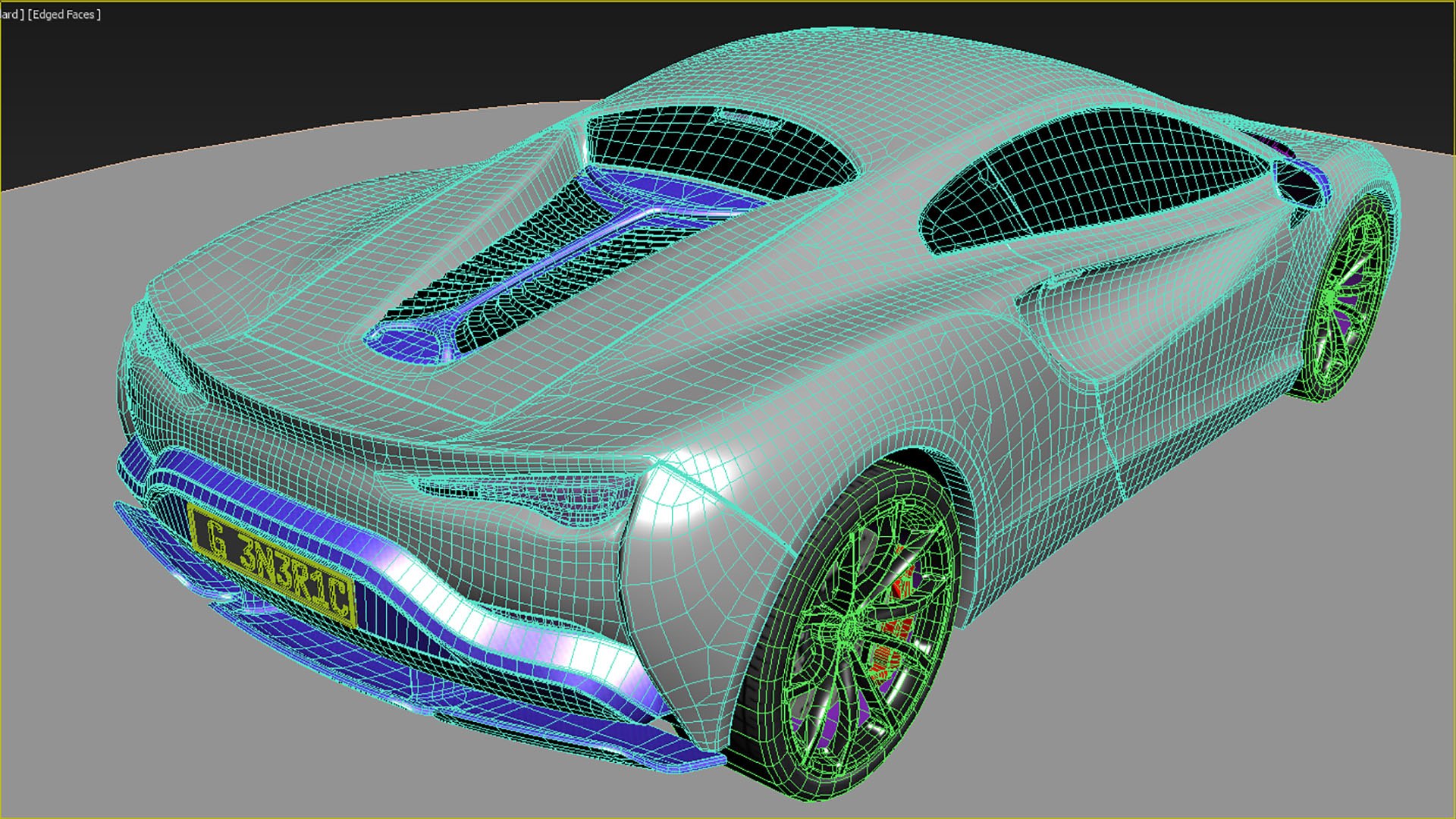 3D Generic Supercar V19 - TurboSquid 2235361