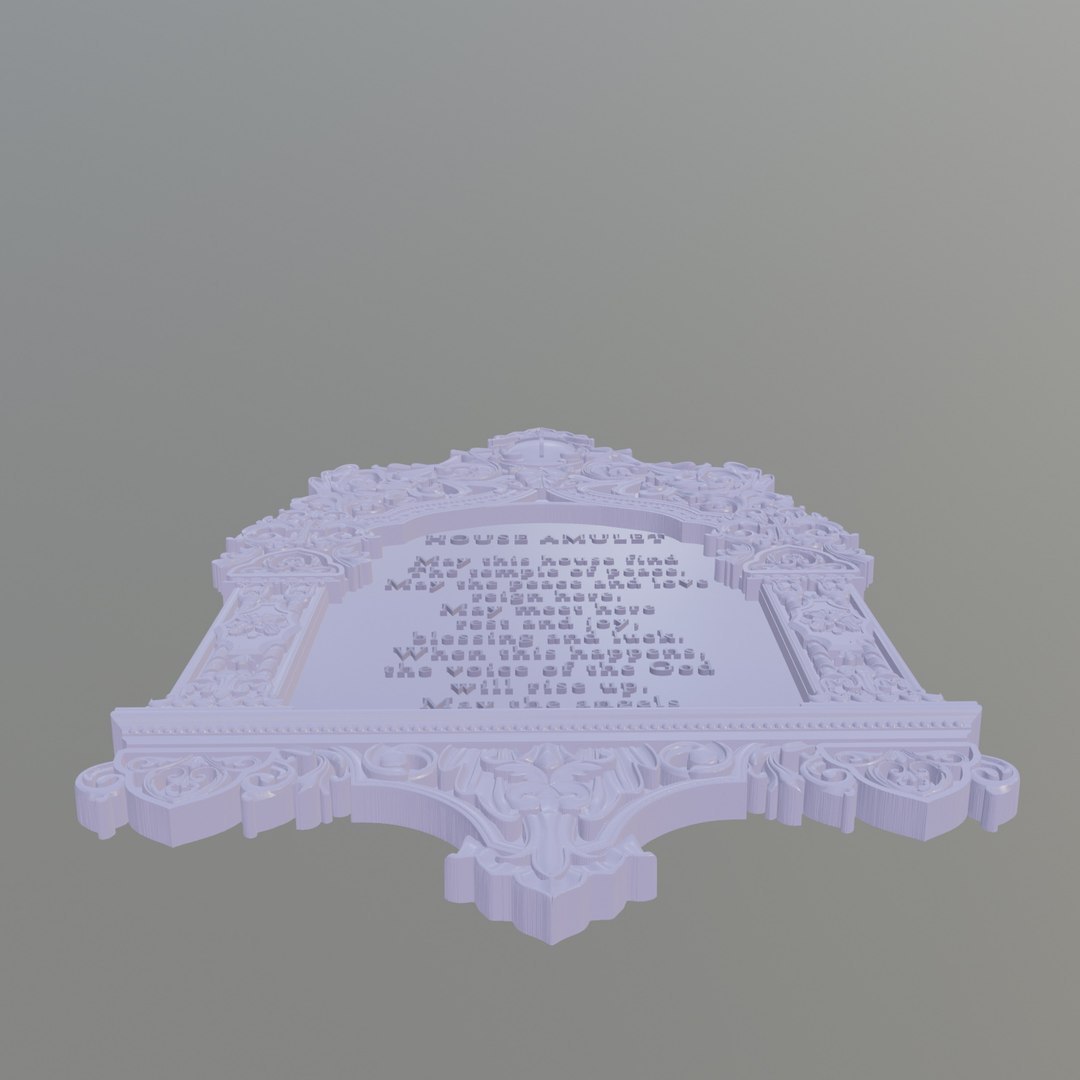 House Amulet 3D Model - TurboSquid 1548101