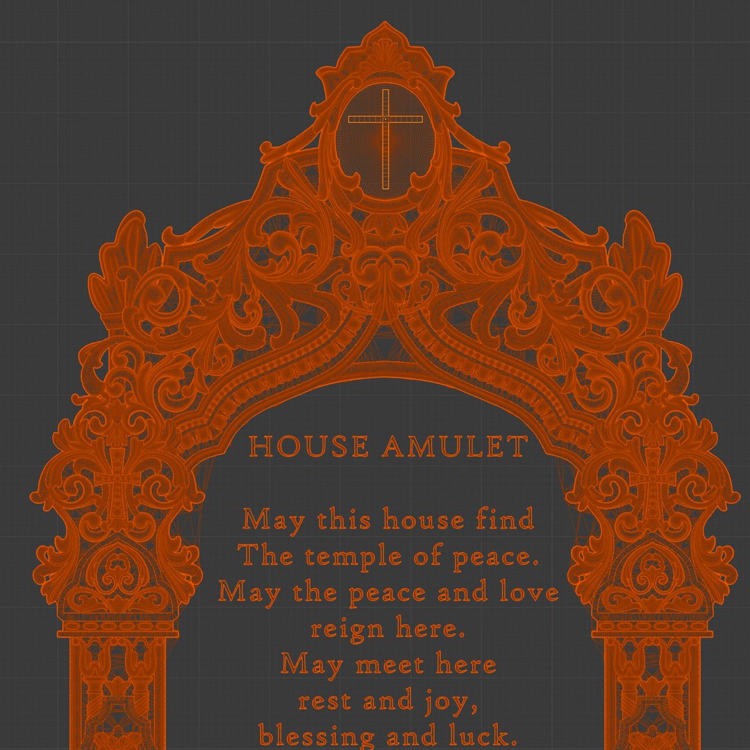 House Amulet 3D Model - TurboSquid 1548101