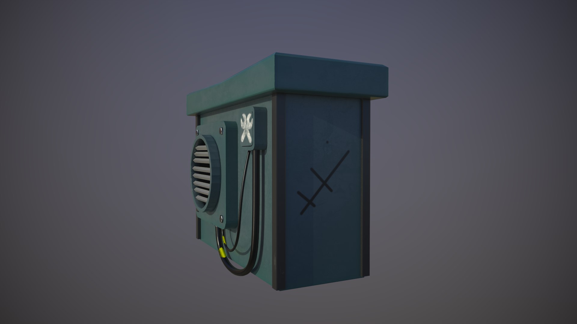 3D Stylized Air Conditioner - TurboSquid 1791739