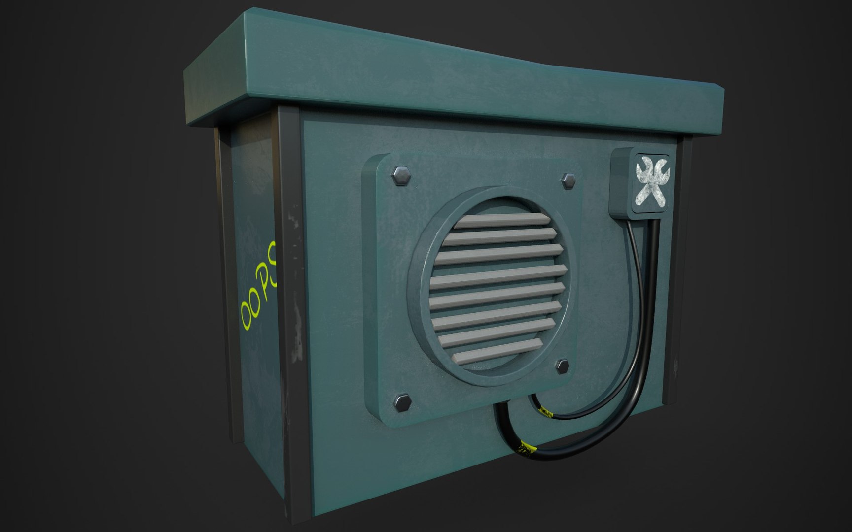 3D Stylized Air Conditioner - TurboSquid 1791739
