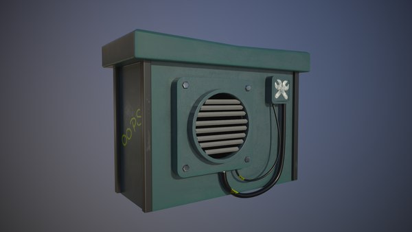 3D Stylized Air Conditioner - TurboSquid 1791739