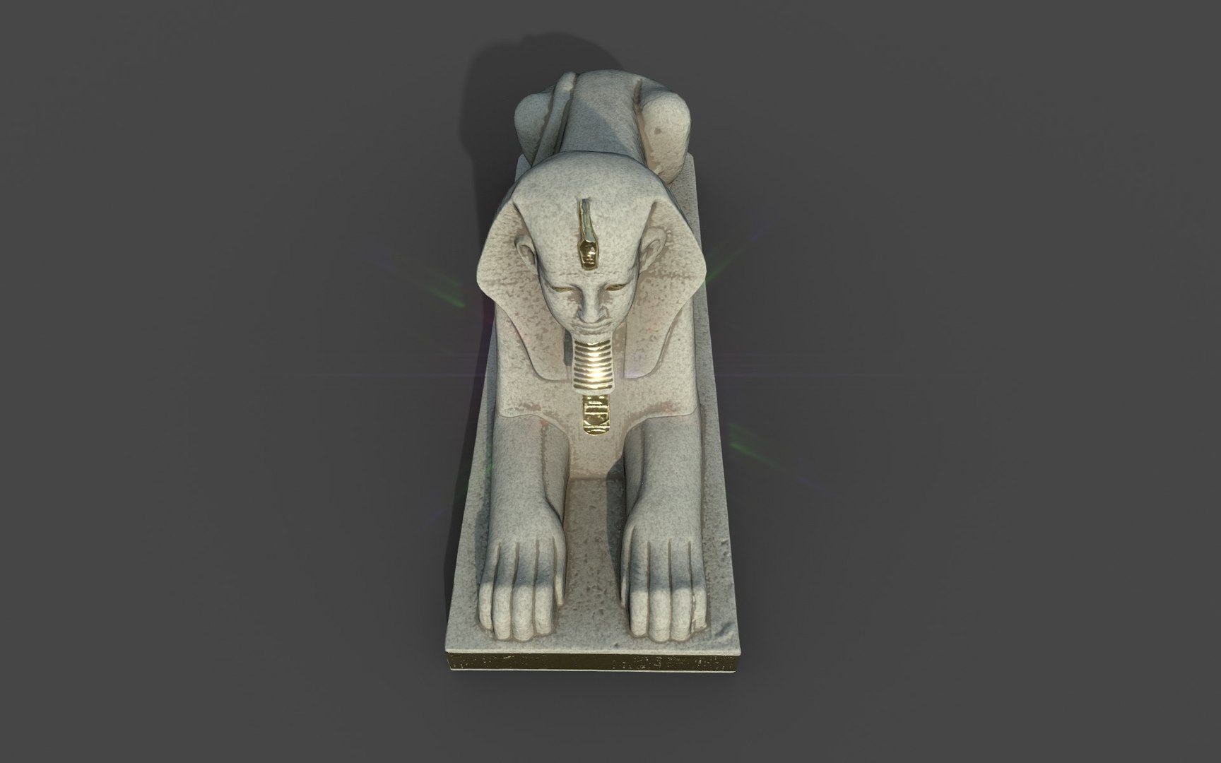 Sphinx Gold Old 3D Model - TurboSquid 1575400