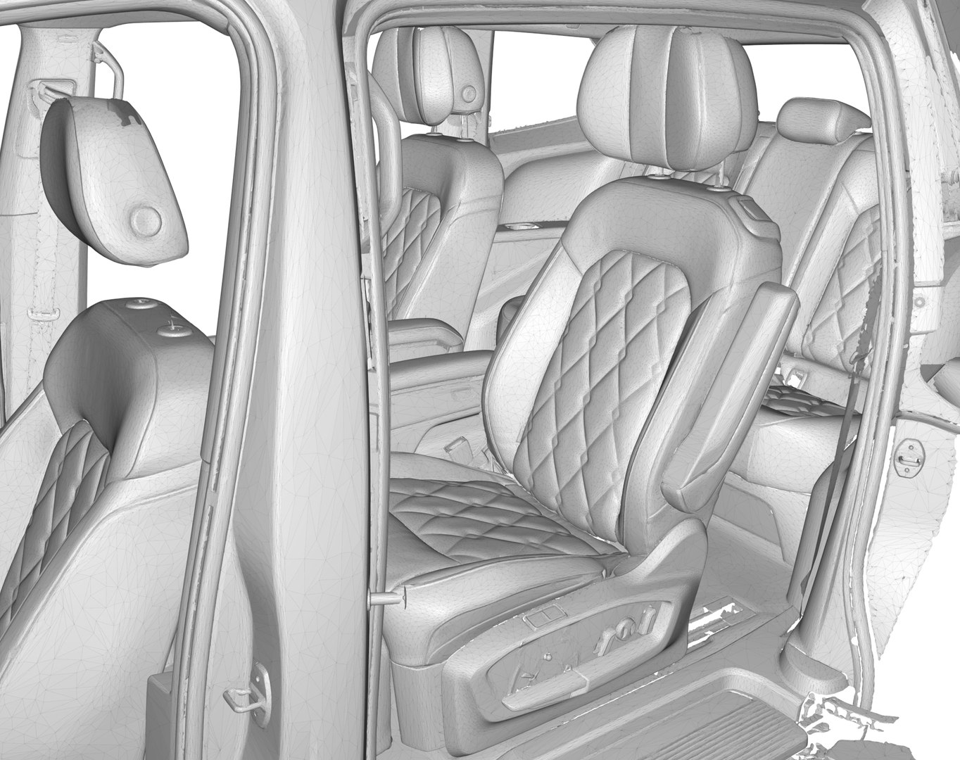 3D 3D Scanning Data For The Interior Of 2020 Volkswagen Viloran 380TSI ...