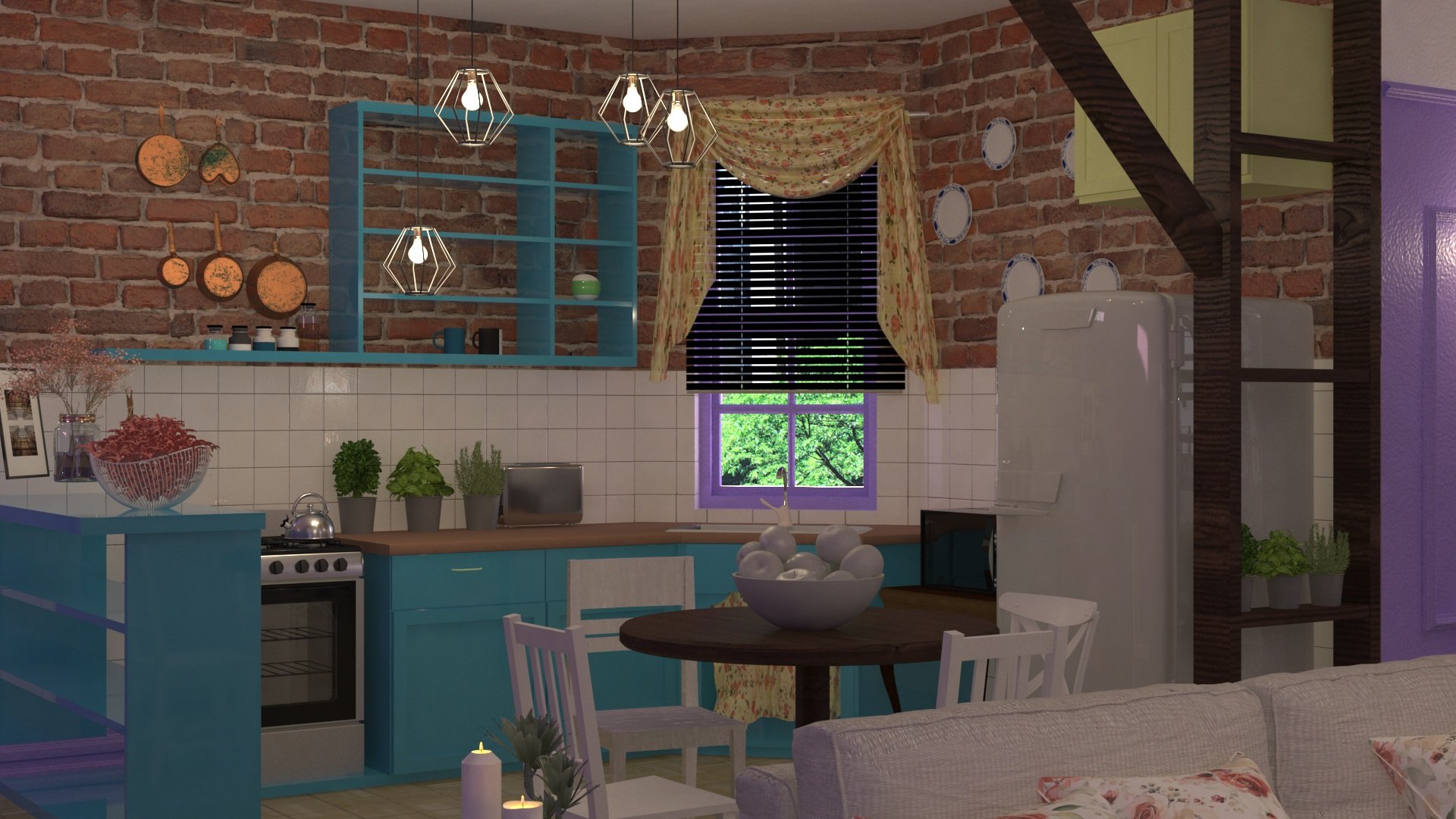 3D Model Friends TV Show Apartment 3D Model - TurboSquid 1799021