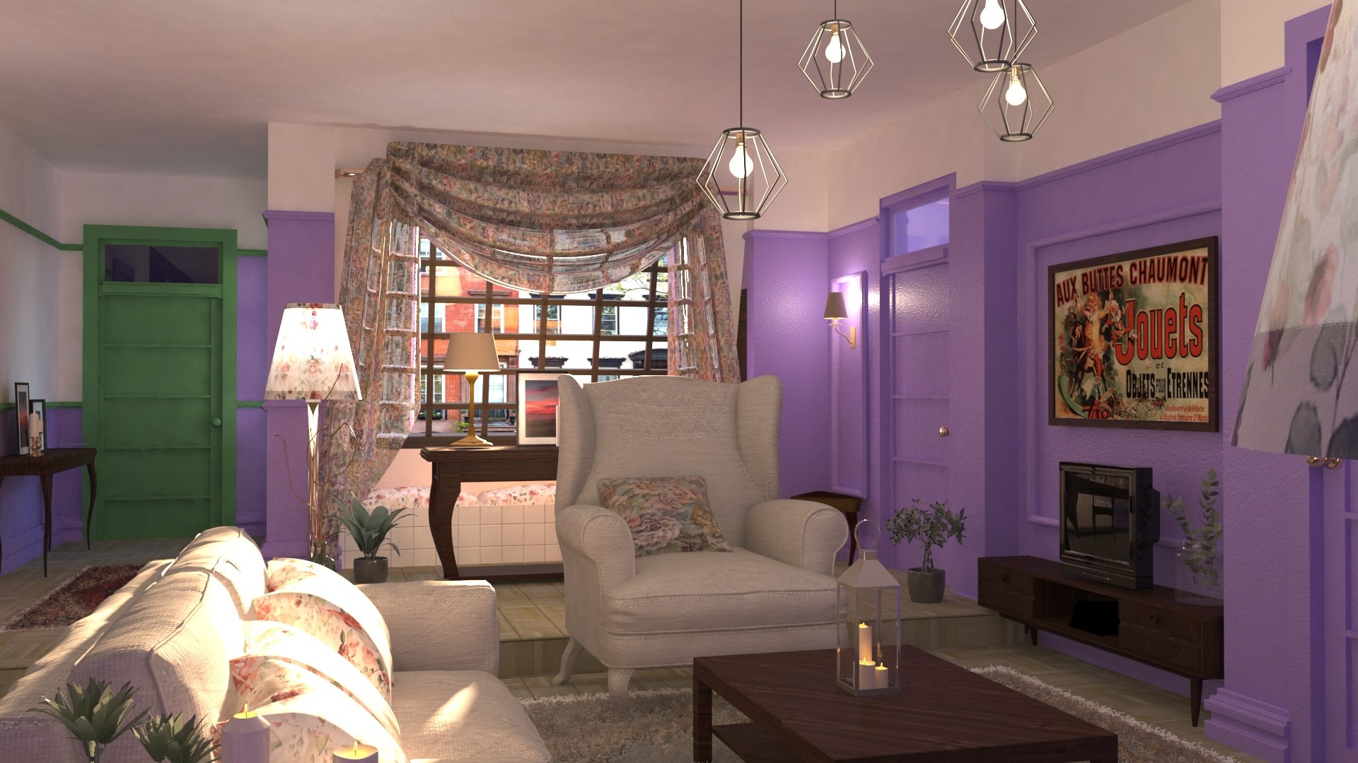 3D Model Friends TV Show Apartment 3D Model - TurboSquid 1799021