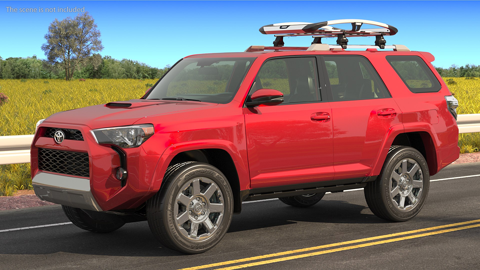 3D model toyota 4runner thule trail - TurboSquid 1641645