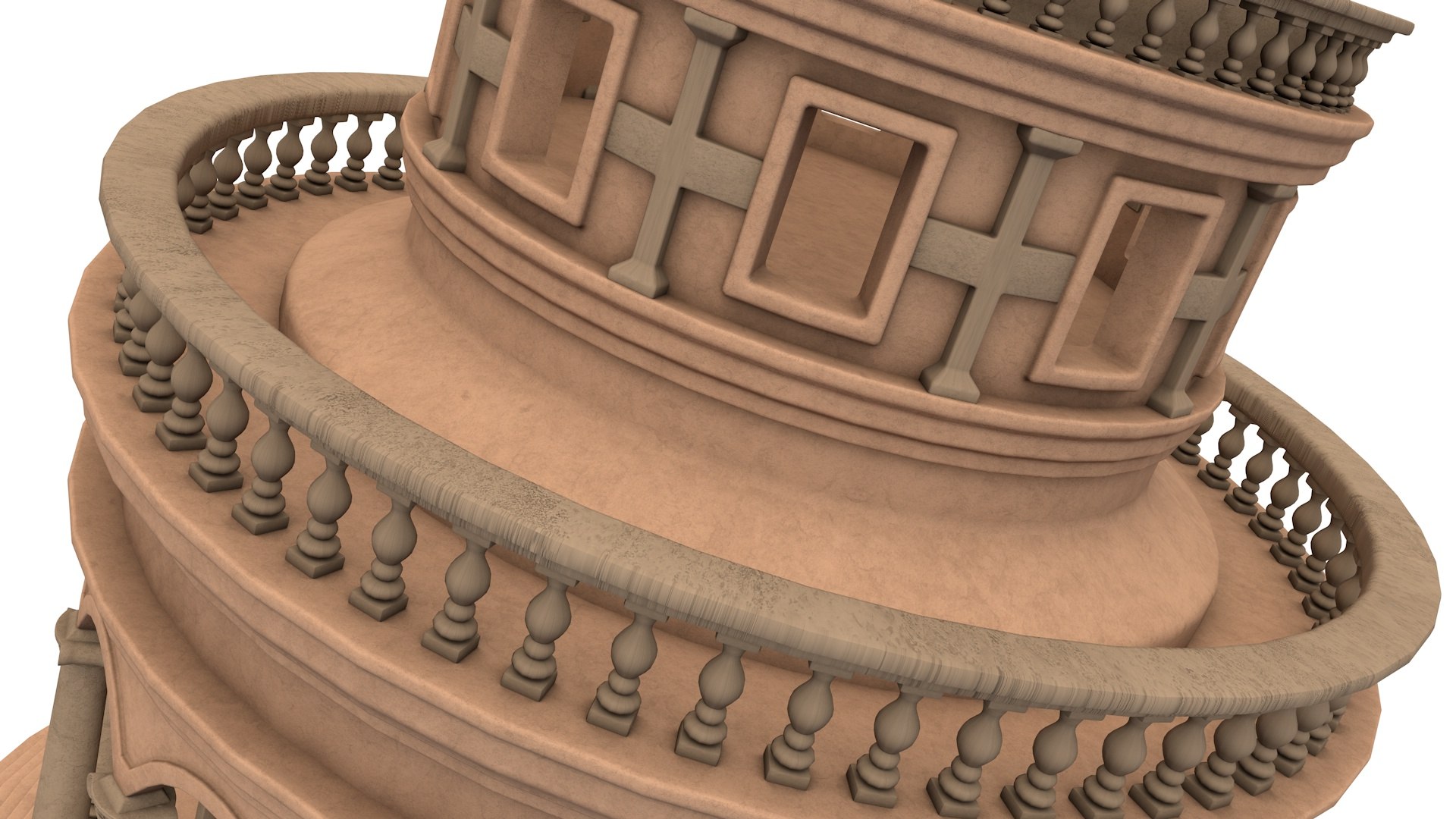 Italian Renaissance Temple 3D model - TurboSquid 2009651