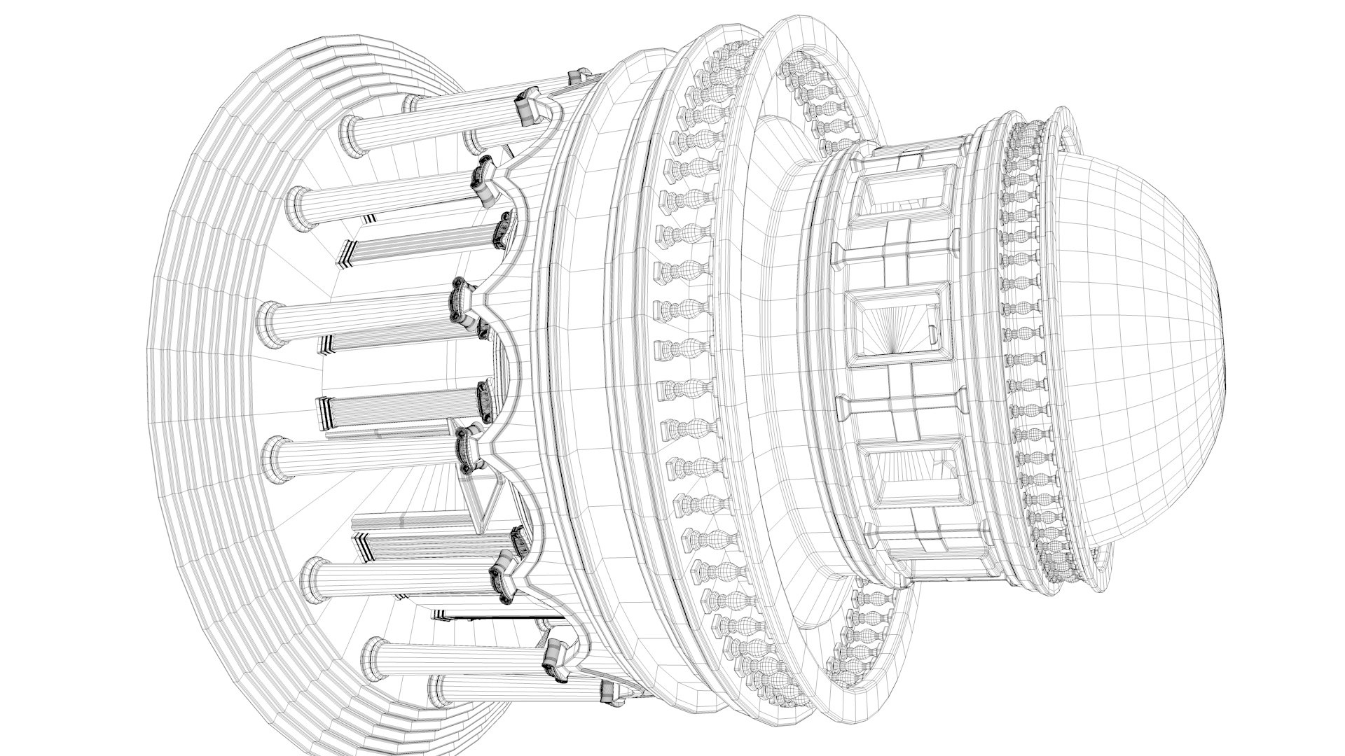 Italian Renaissance Temple 3D model - TurboSquid 2009651