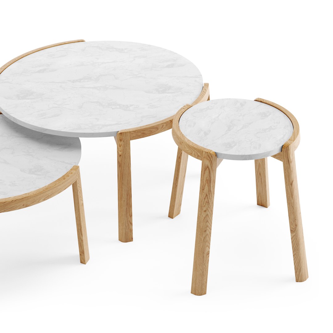 3D Bolia Coffee Table Mix Model - TurboSquid 2044834