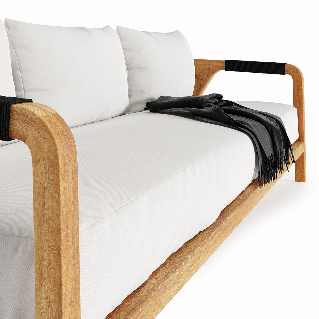 3D Tuci Outdoor Occasional Sofa - TurboSquid 1974567