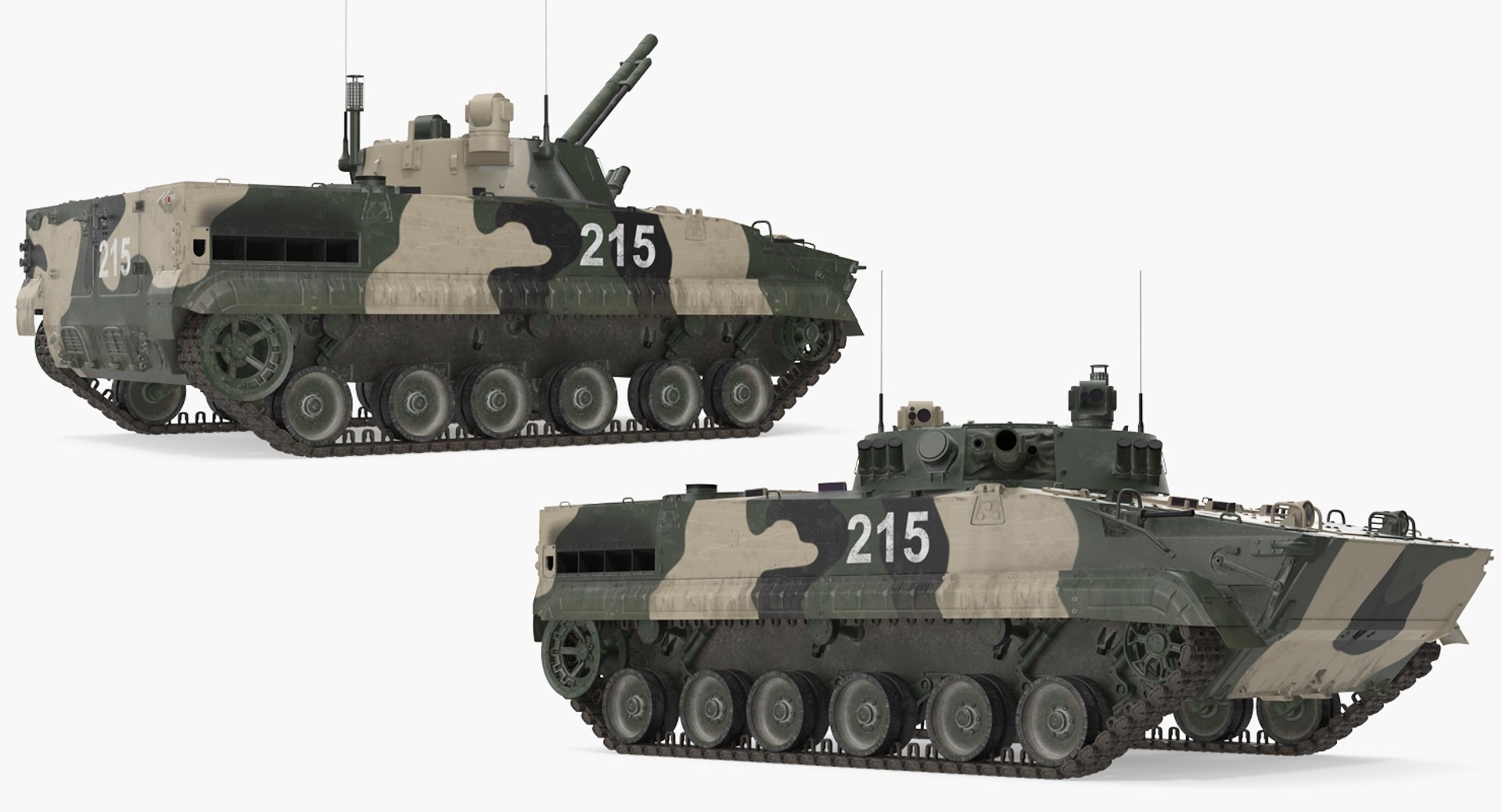 Infantry Fighting Vehicle Bmp-3 3D Model | 1141929 | TurboSquid