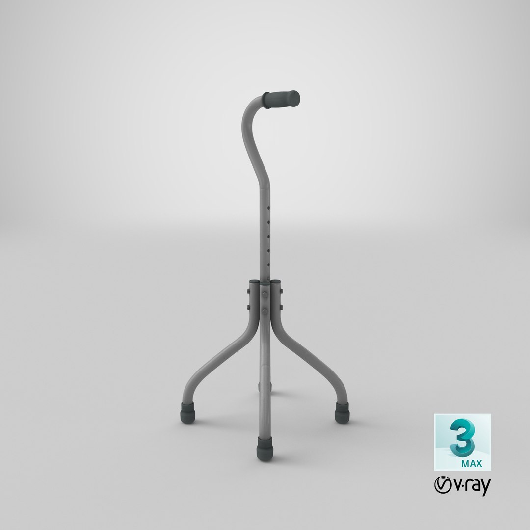 Walking cane 3D model - TurboSquid 1342568