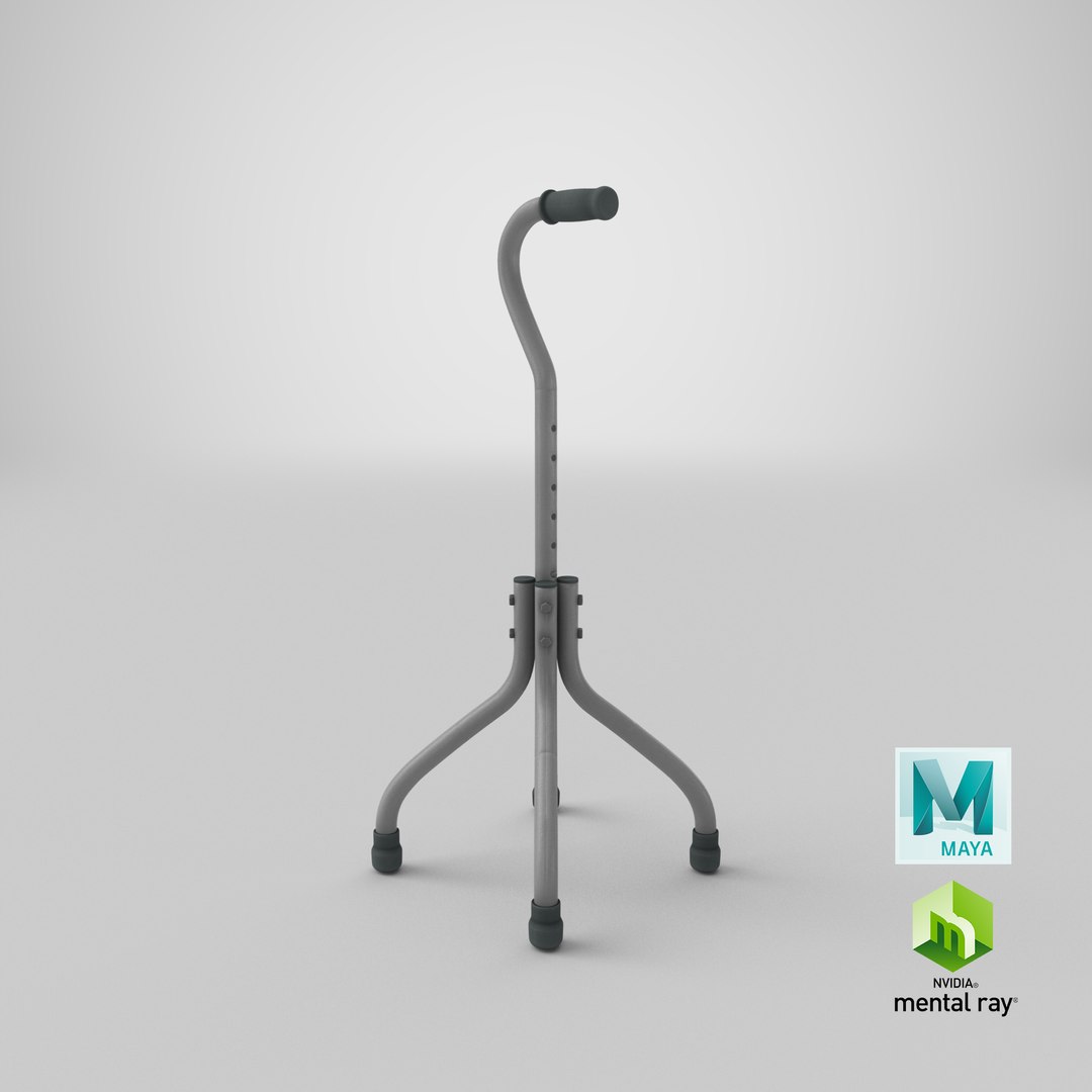 Walking Cane 3D Model - TurboSquid 1342568
