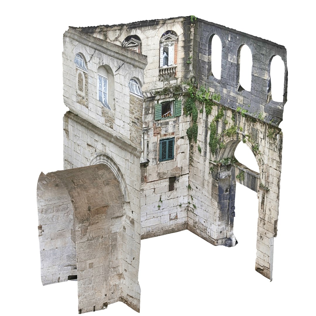 3D Model Ancient Walls Architecture 16K - TurboSquid 2170489