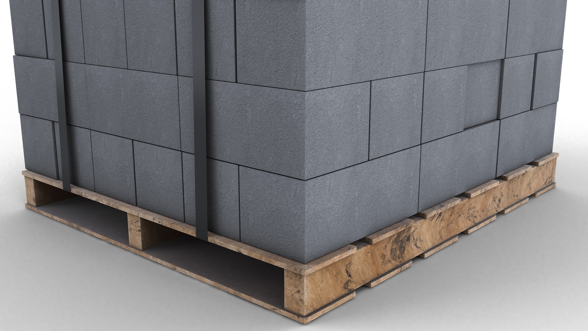 Cinder Block Pallet 3D Model - TurboSquid 2282579