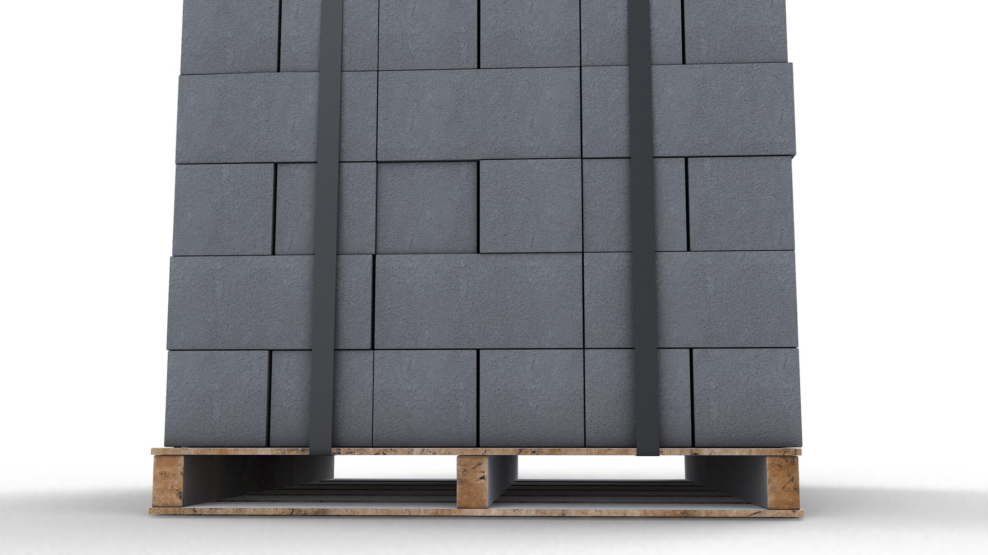 Cinder Block Pallet 3D Model - TurboSquid 2282579