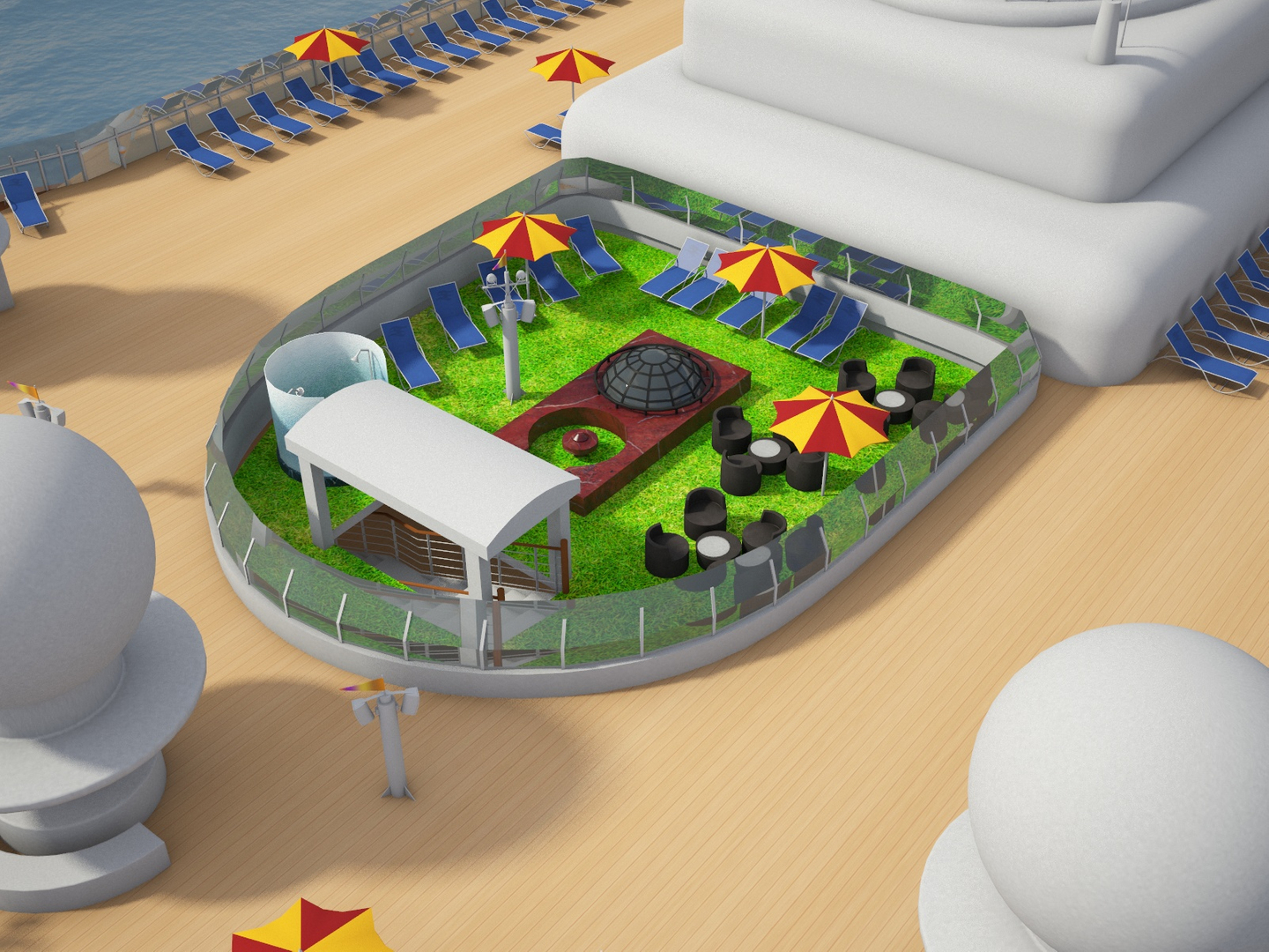 disney dream cruise 3d model