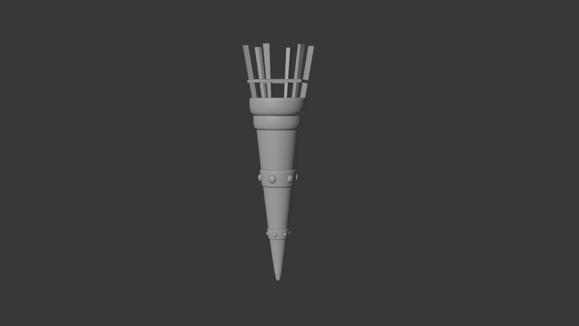 Medieval Torch 3D Model - TurboSquid 2321960