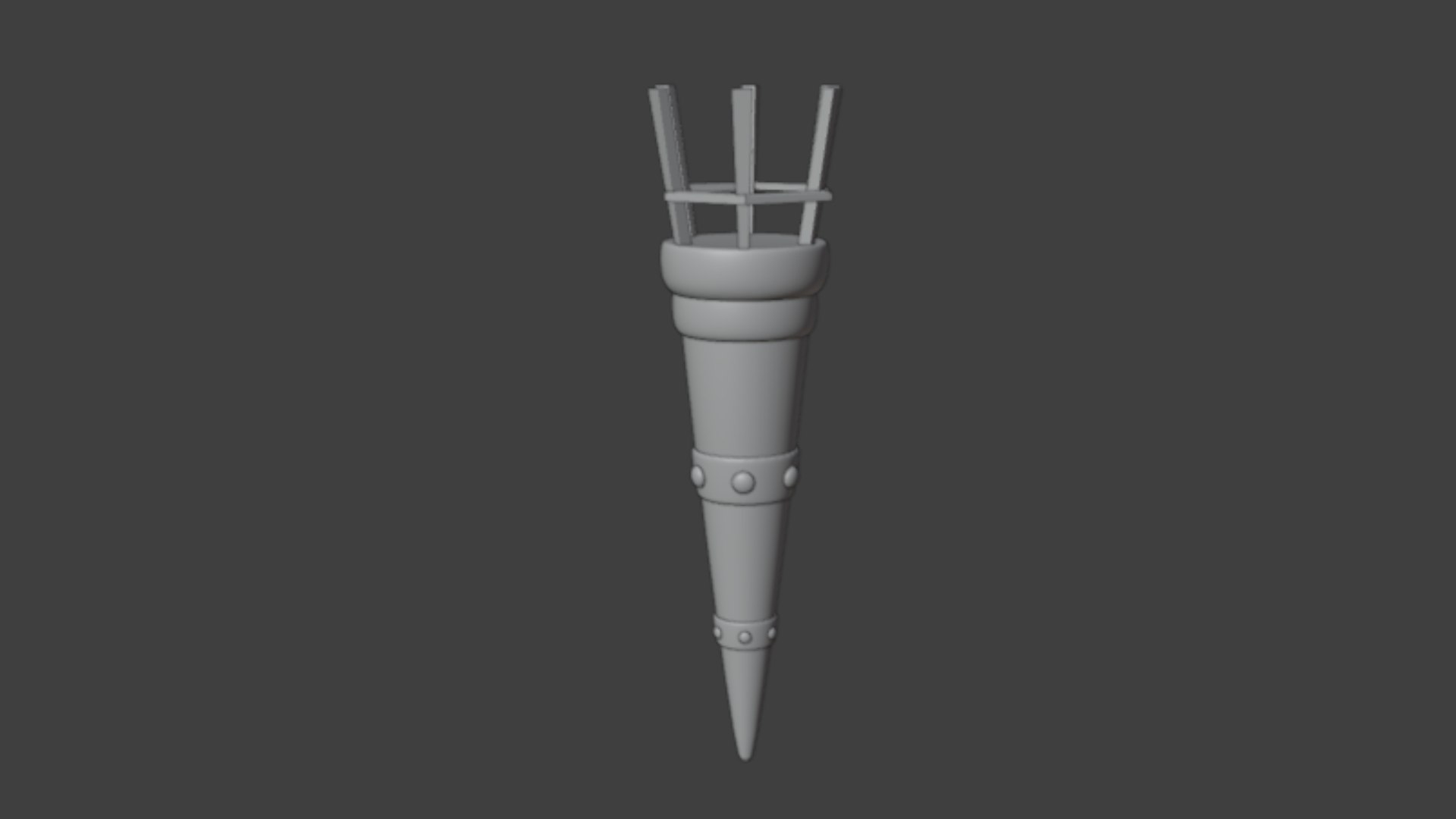 Medieval Torch 3D Model - TurboSquid 2321960